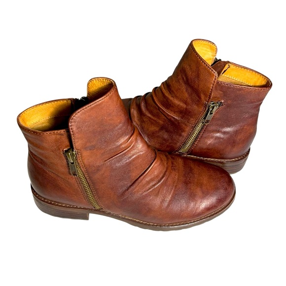 Sofft | Shoes | Sofft Beckie Rose Soft Leather Double Sided Zip Ankle ...